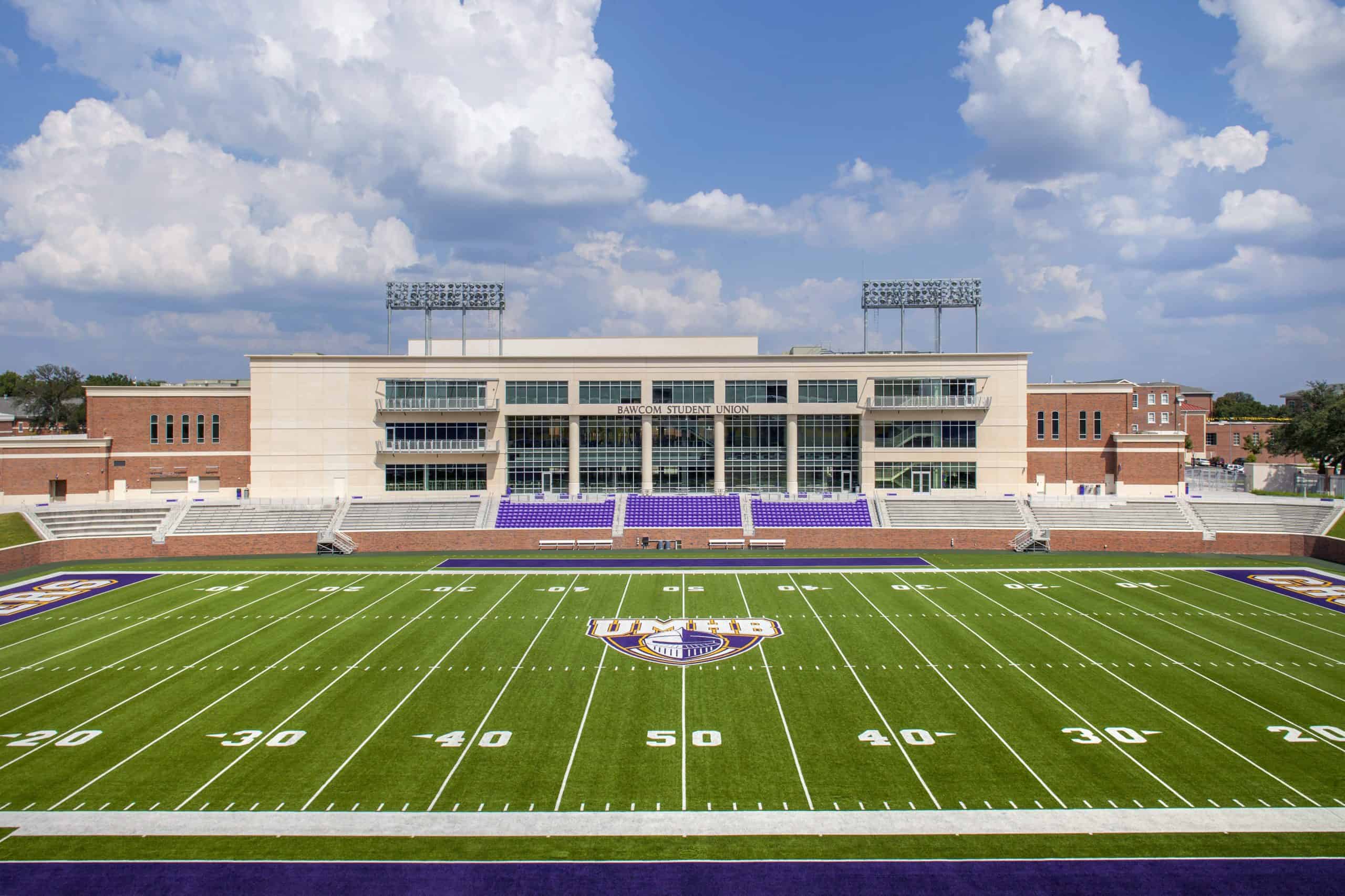 Crusader Stadium and Bawcom Student Union, University of Mary Hardin ...